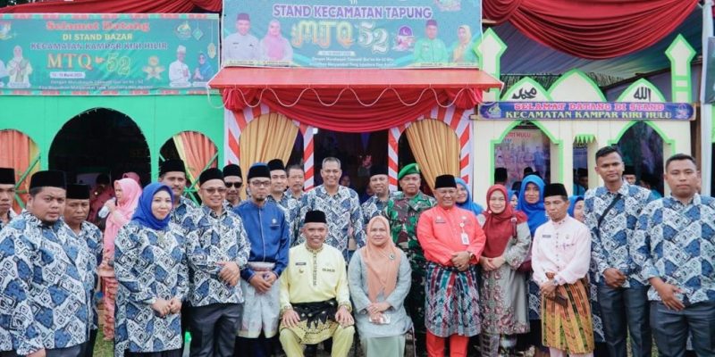 PJ Bupati Kamsol Resmi Buka Stand Bazar MTQ Ke-52 Kabupaten Kampar ...